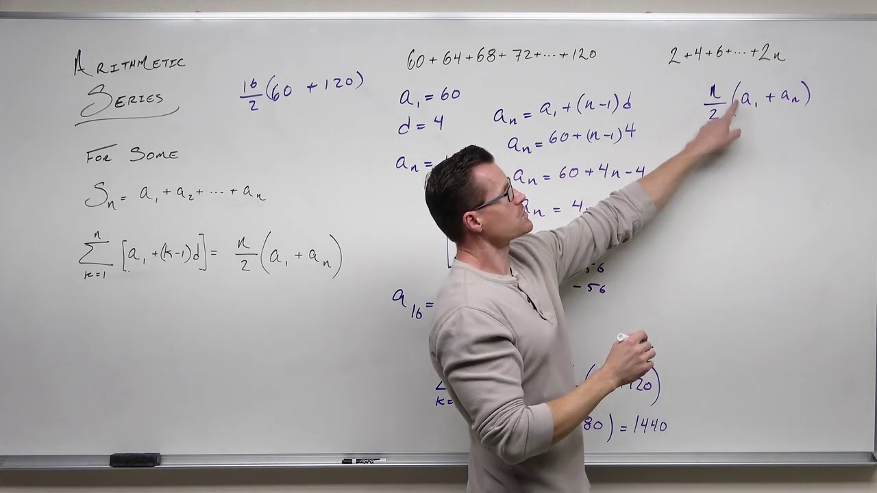 Arithmetic Series (Precalculus - College Algebra 70)