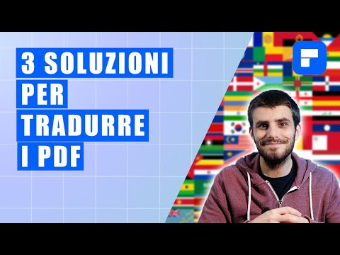Come tradurre i file PDF - diverse tipologie di traduttore