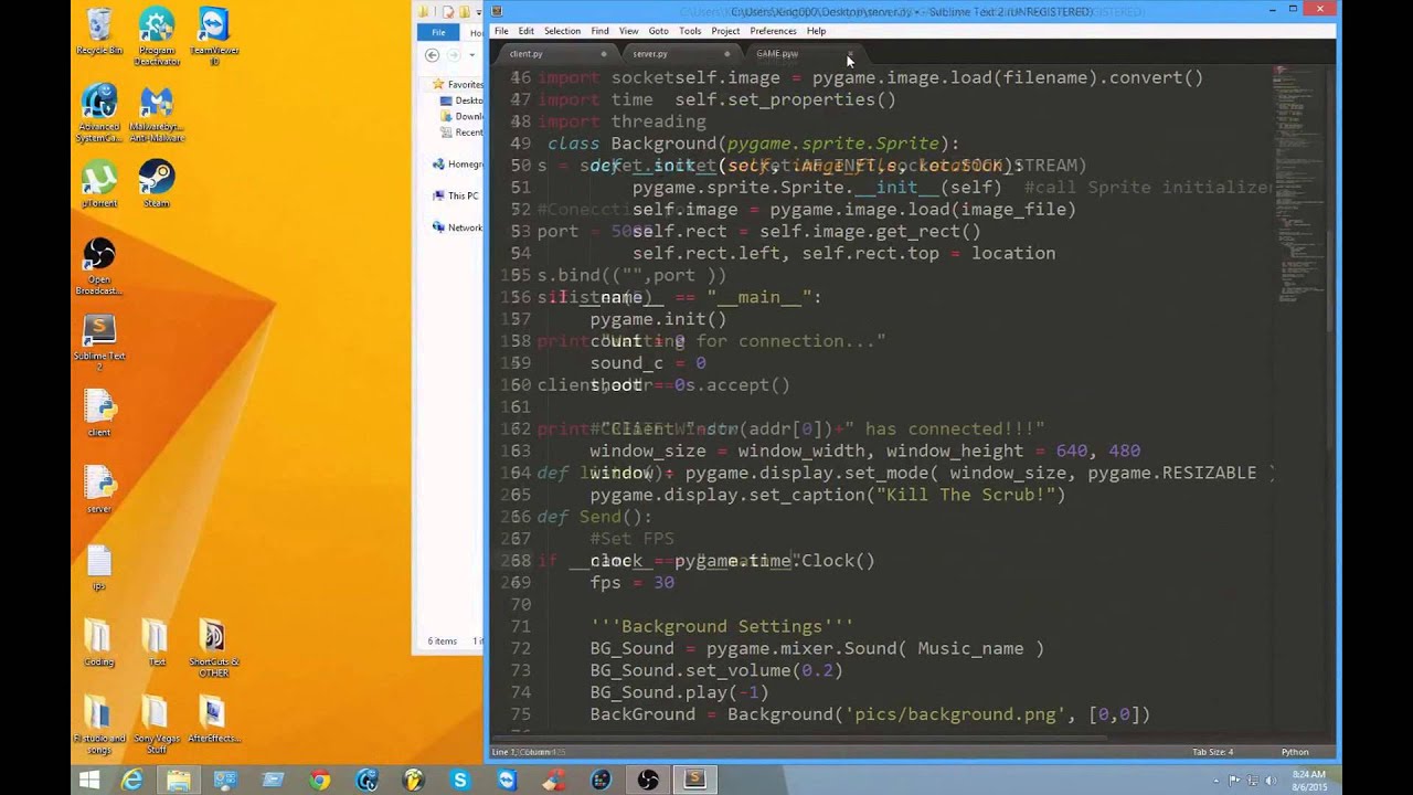 Making basic Chat system in Python