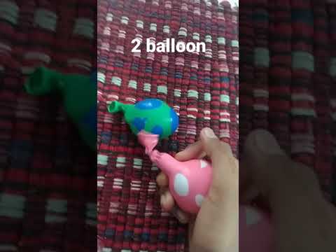 simple way to make stress ball only with two balloons and Caesar