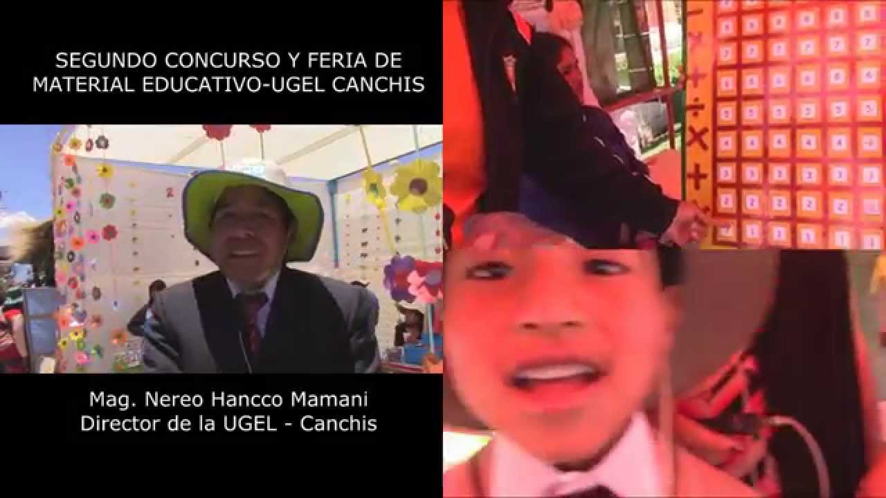 MATERIAL EDUCATIVO  - Concurso de material educativo 2015 - UGEL CANCHIS
