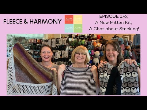 A New Mitten Kit, A Chat about Steeking! - Ep 175 Fleece and Harmony Woolcast