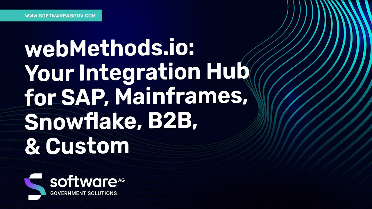 webMethods.io: Your Integration Hub For SAP, Mainframes, Snowflake, B2B, & Custom
