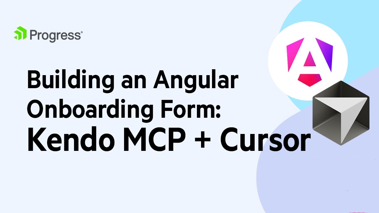 Build an Angular Onboarding Form with Kendo UI for Angular MCP + Cursor (AI Workflow Demo)