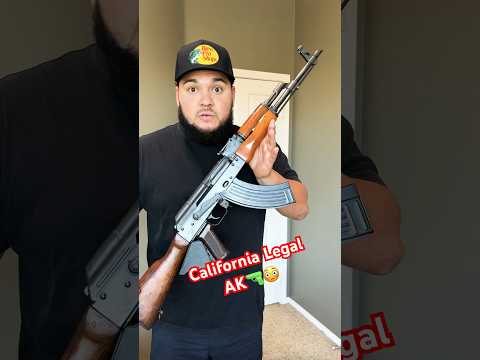 California Compliant Rifle 🔫😳 AK Style Rifles 🔥This is Crazy 😤 #shorts #legal #ccw #glock
