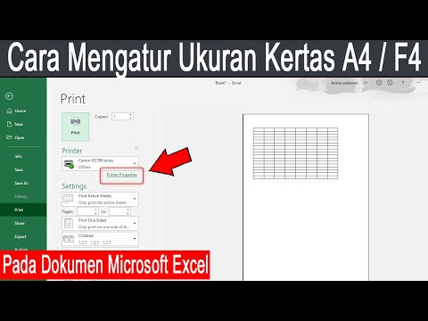 Panduan Mudah Mengatur Ukuran Kertas A4 dan F4 di Excel
