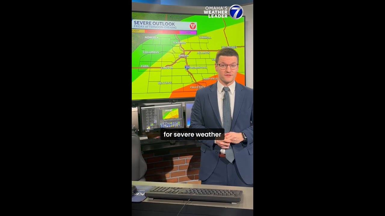 Omaha weather: Storms return Thursday night, severe potential Friday
