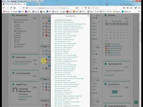 Moodle lesson. How to use Moodle EN