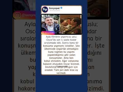 Devletini satmadı diye Oscar verilmedi...