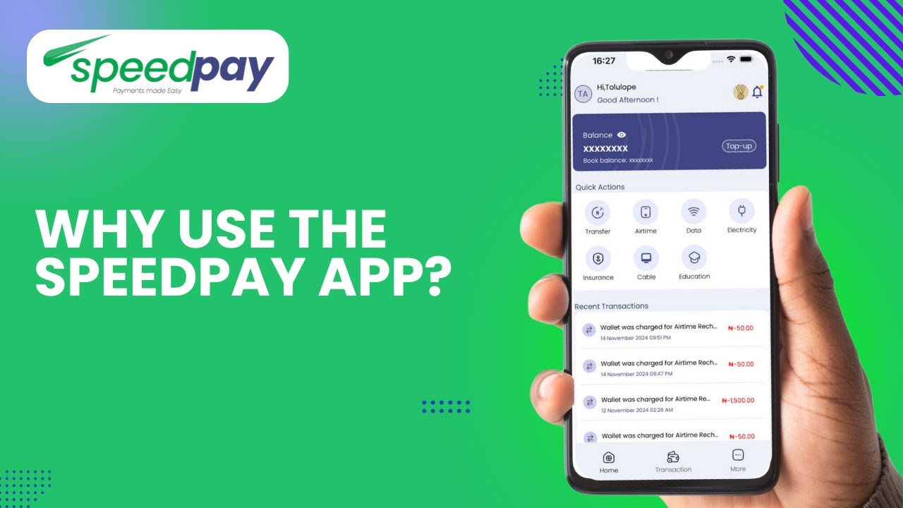 Why use the Speedpay app?