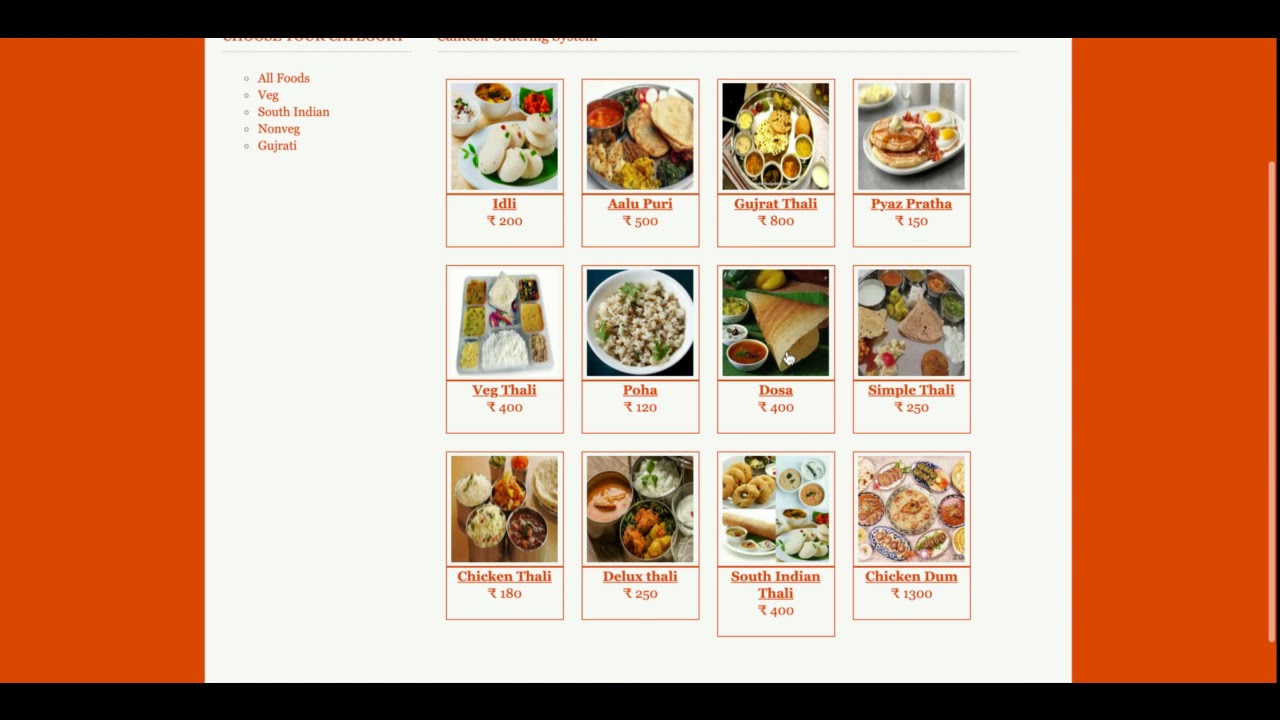 Canteen Ordering System | Java JSP Servlet Project Tutorial | Java JSP CRUD Project