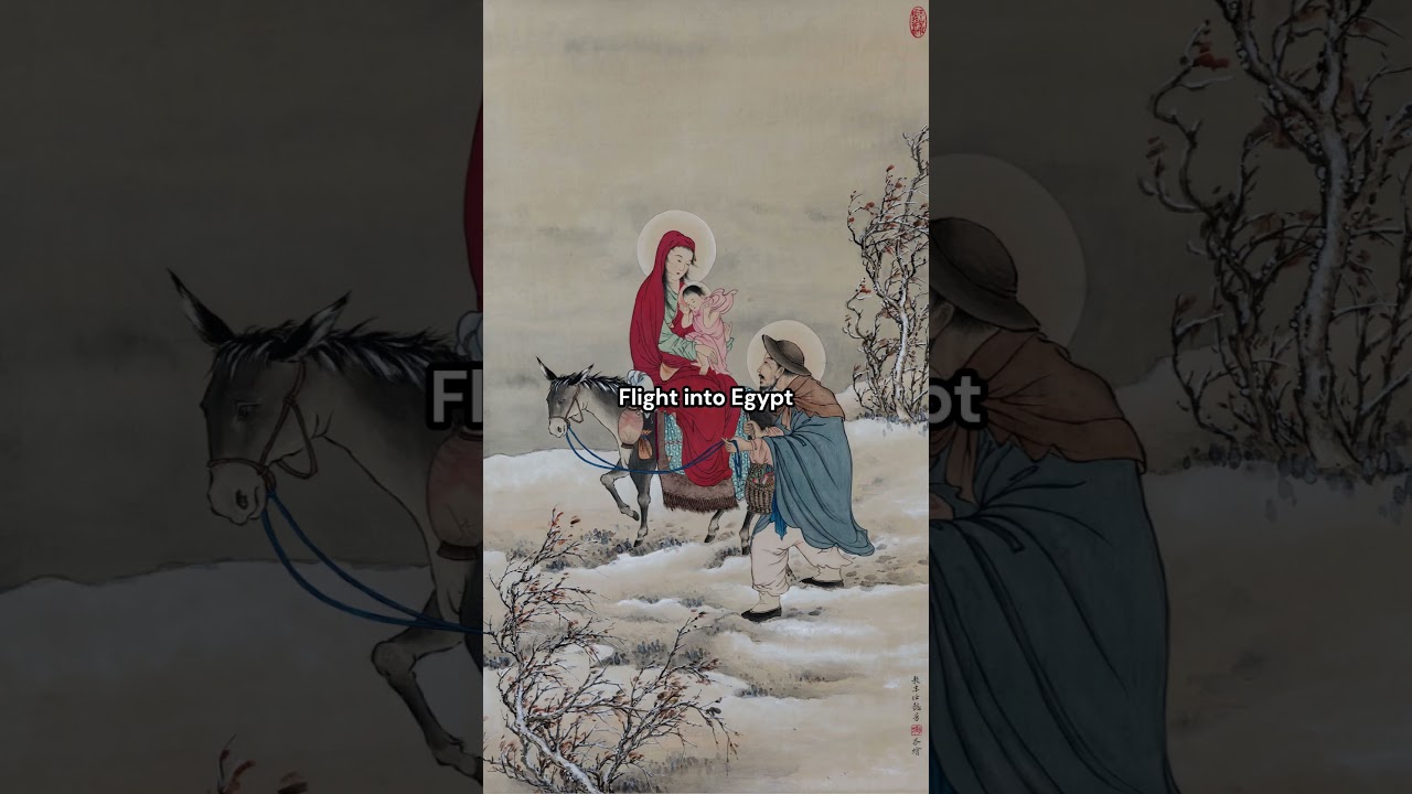 The last one really was a crossover | Christianity as seen by Chinese Painters #art #arthistory