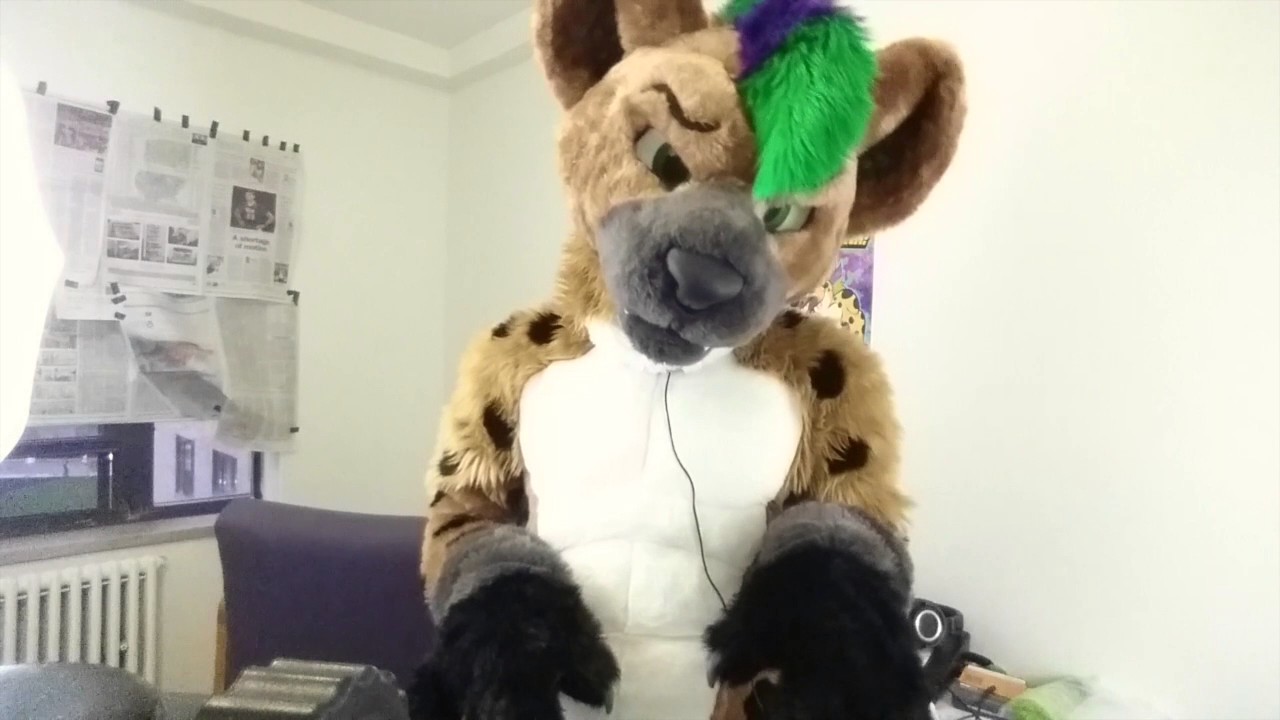 How To Be A Fierce, Snarly, Hyena (fursuit)
