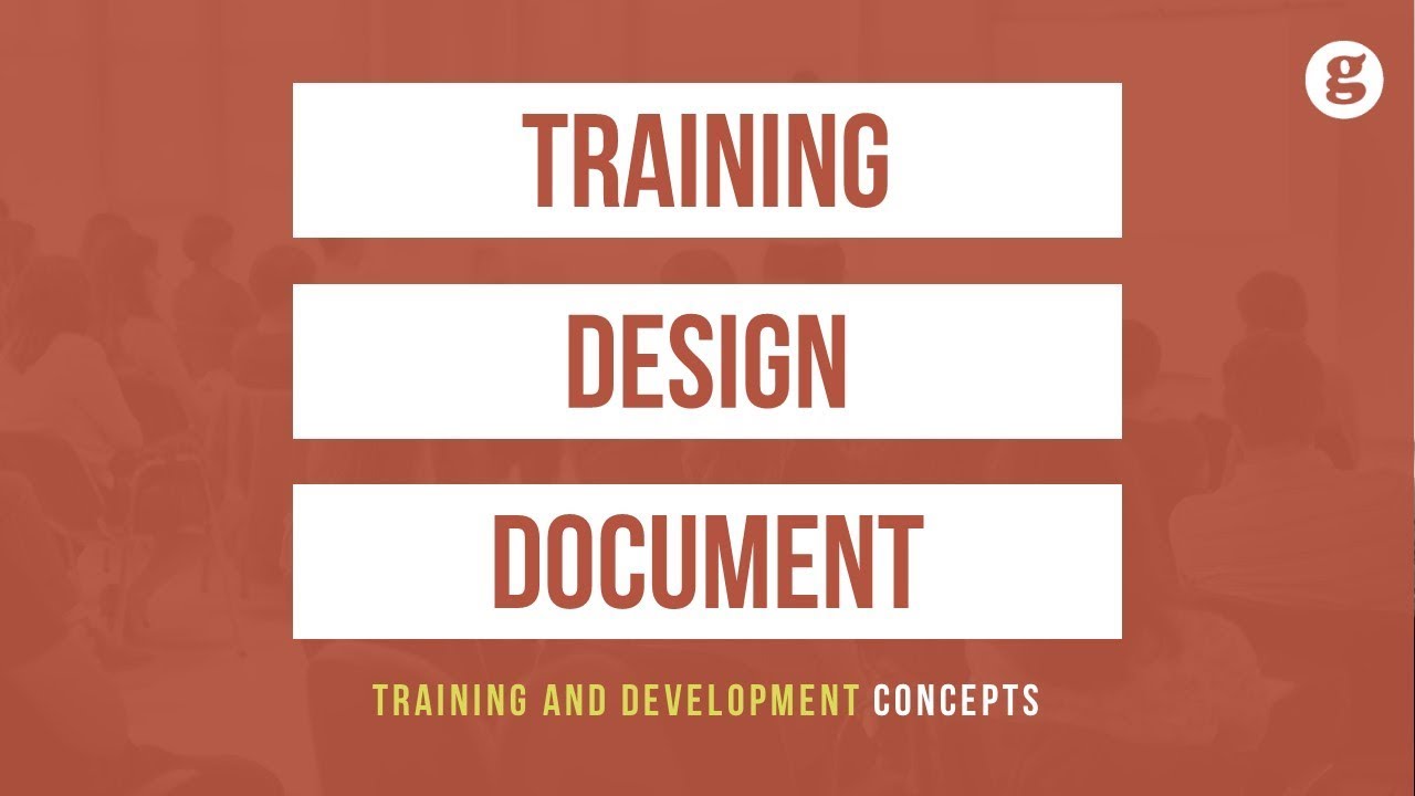 Training Design Document