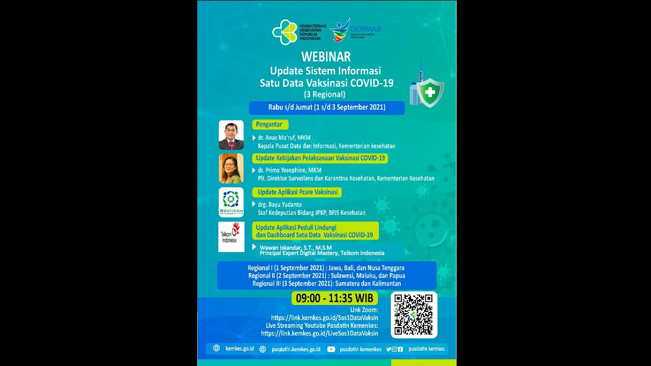 Sosialisasi Update Sistem Informasi Satu Data Vaksin COVID-19 dan Peduli Lindungi