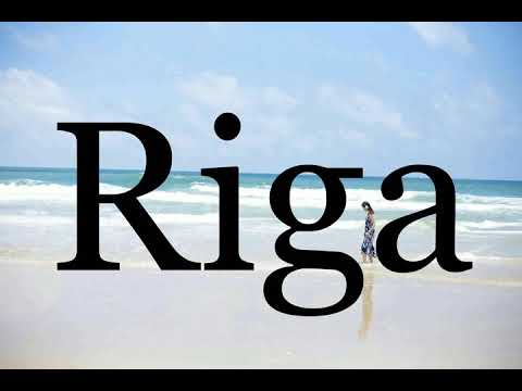 How To Pronounce RigaππππππPronunciation Of Riga