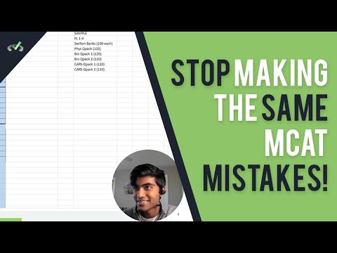 A 517 Scorer's MCAT Mistake Review Strategies