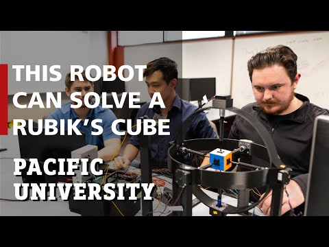 This Robot Solves a Rubik's Cube