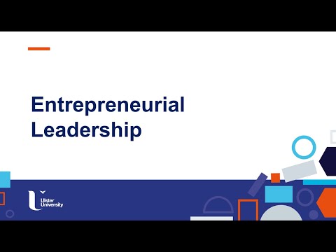 Entrepreneurial Leadership
