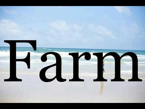How To Pronounce Farm๐๐๐๐๐๐Pronunciation Of Farm