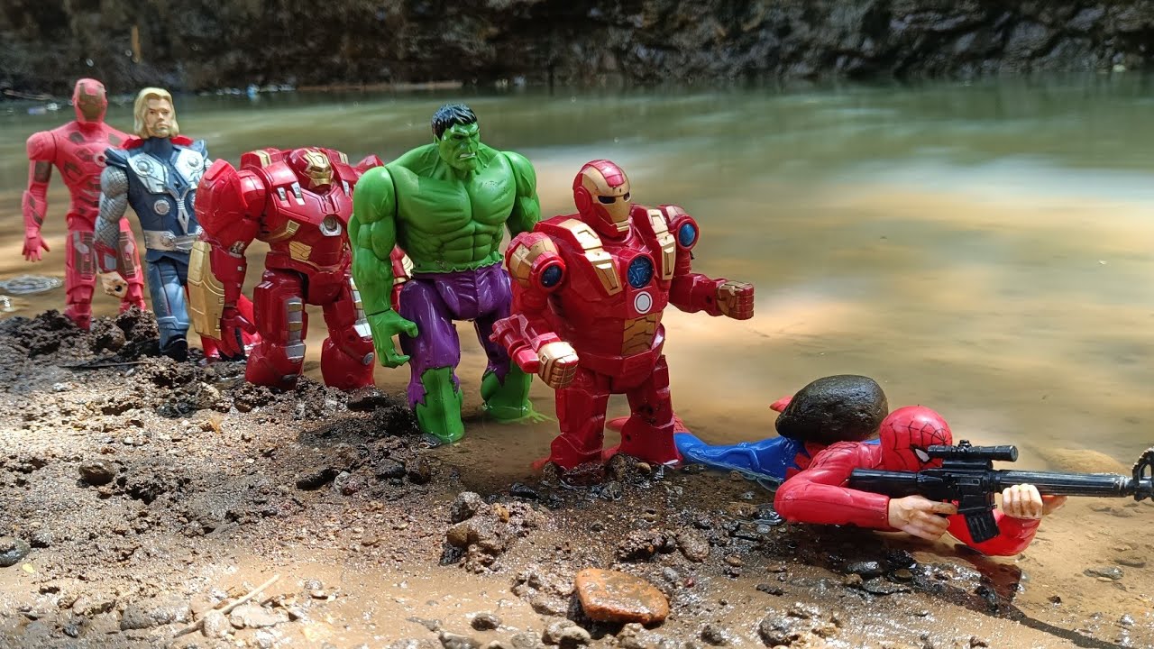 AVENGERS SUPERHERO HUNT, MARVEL SPIDER-MAN, HULK, CAPTAIN AMERICA, THOR, IRON MAN, THANOS, VENOM 2