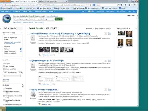 AustraliaNew Zealand Reference Centre - Tutorial