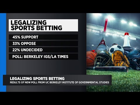 New Poll Looks at Legalizing Sports Betting in California