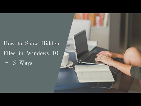 How to Show Hidden Files in Windows 10 – 5 Ways