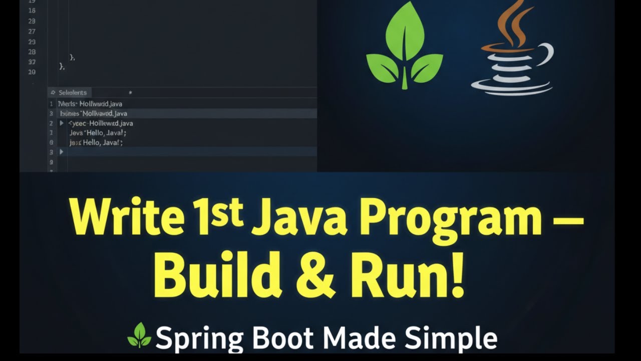 🚀 Java Spring Boot Hello World Project for Beginners | Step-by-Step Setup using Spring & Maven