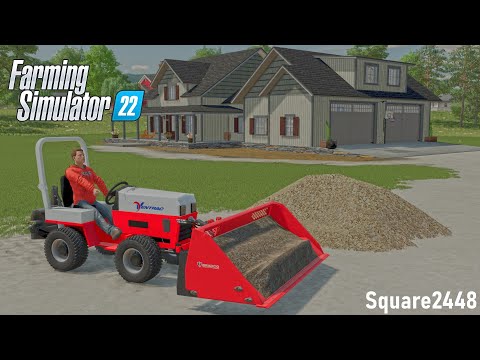 Mulch Job With Ventrac Tractor! | FS22 Landscaping