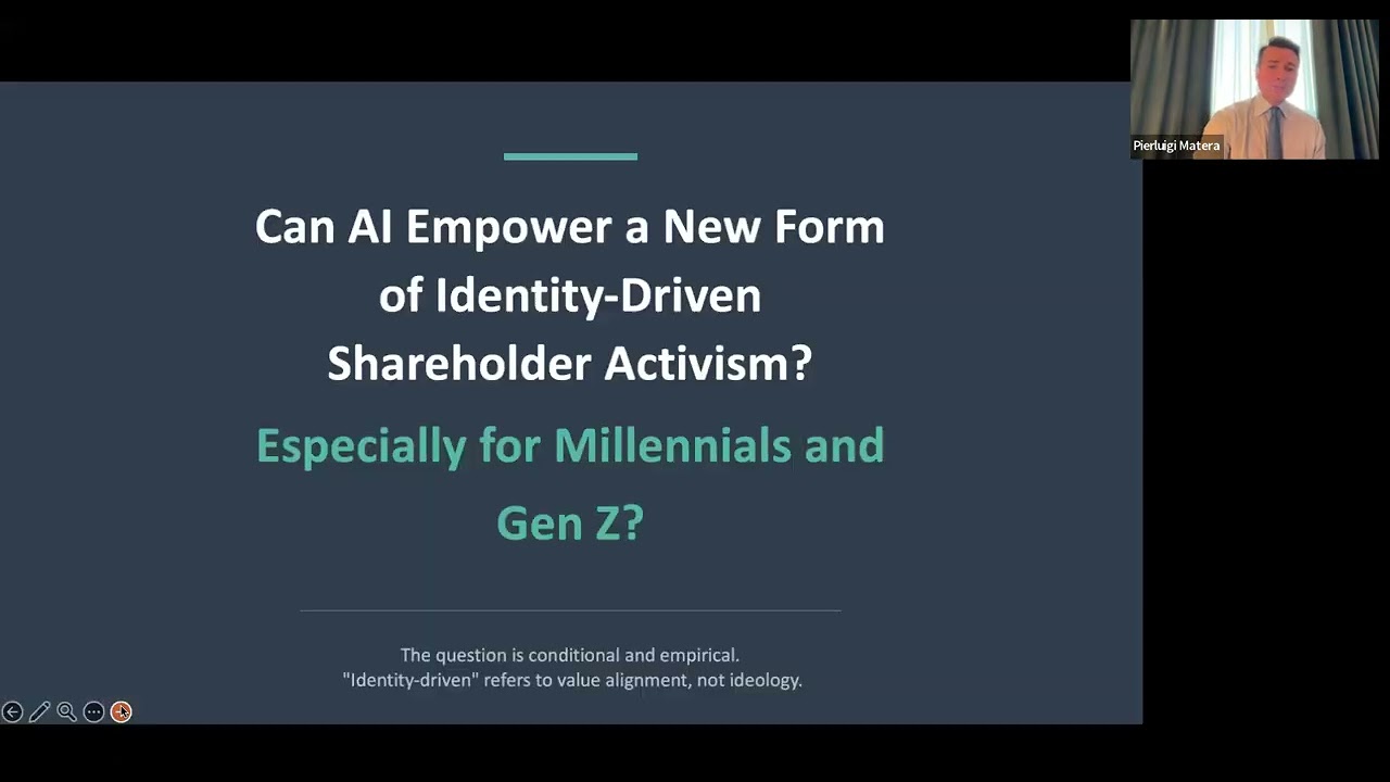 AI, Shareholder Activism, and the Next Generation