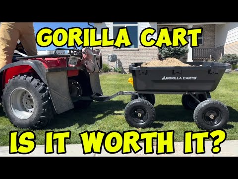 Maximize Your Hauling Efficiency with the Gorilla Carts 7GCG-NF Heavy-Duty Poly Dump Cart