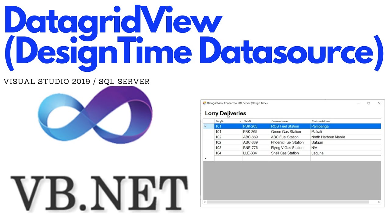Easiest Way to Connect DataGridView to SQL Server | VB.Net Forms