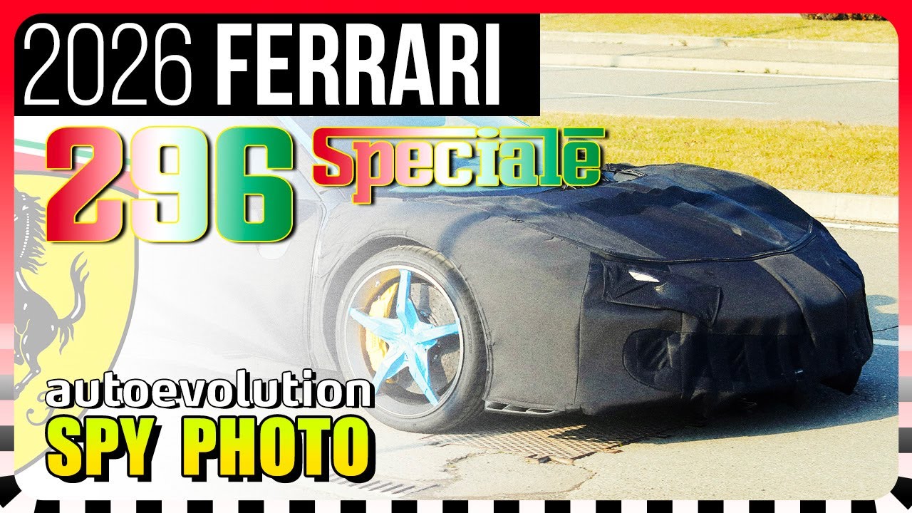 2026 Ferrari 296 Speciale Caught Testing With Bridgestone Potenza ...