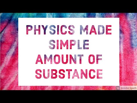 Amount of substance