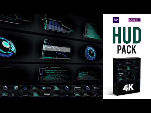 FREE MOGRT - HUD Pack 4K