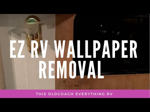 Painless Wallpaper removal off your Rv walls