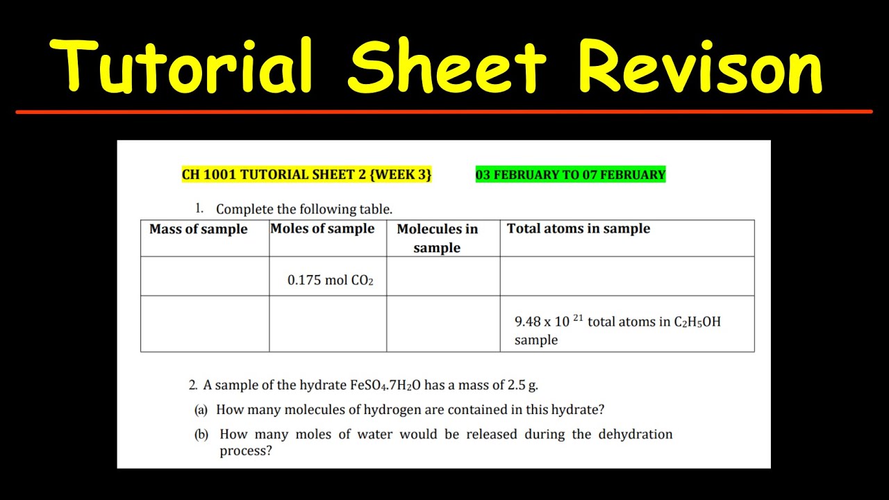 2O25 CHEMISTRY 1,1 TUTORIAL SHEET 2 SOLUTIONS APEX