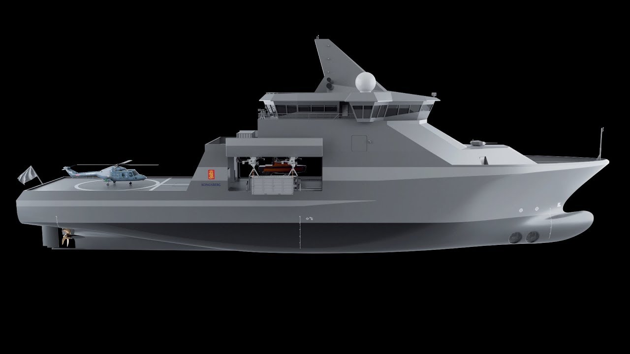 Kongsberg unveiled a new naval ship design called Vanguard - SEAWANDERER