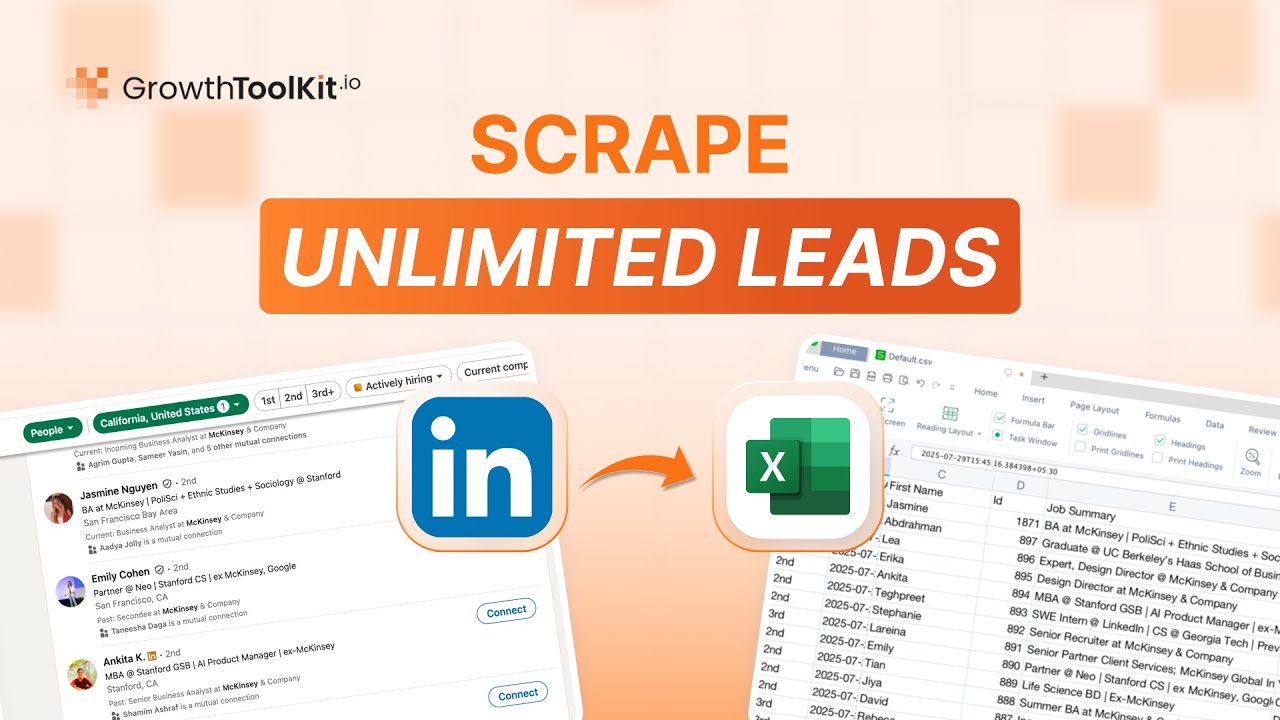[FREE] How to Get Email of Anyone from LinkedIn | LinkedIn Email Finder | GrowthToolkit.io