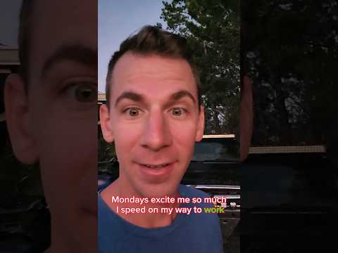 MONDAYS ARE THE BEST! Speeding to Work #florida #funny #dad #monday #motivation #positivity #fyp #ha
