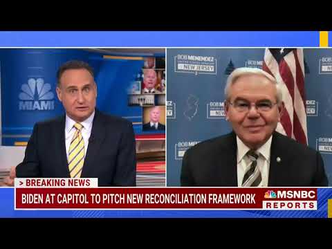 Menendez Joins MSNBC'S José Díaz-Balart to Discuss, Reconciliation, Immigration, Foreign Affairs