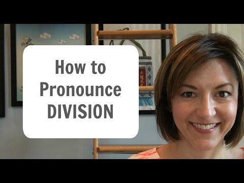 How to Pronounce DIVISION - American English Pronunciation Lesson #learnenglish