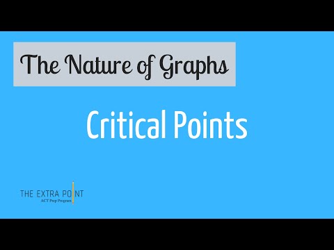Examples of Critical Points | The Nature of Graphs