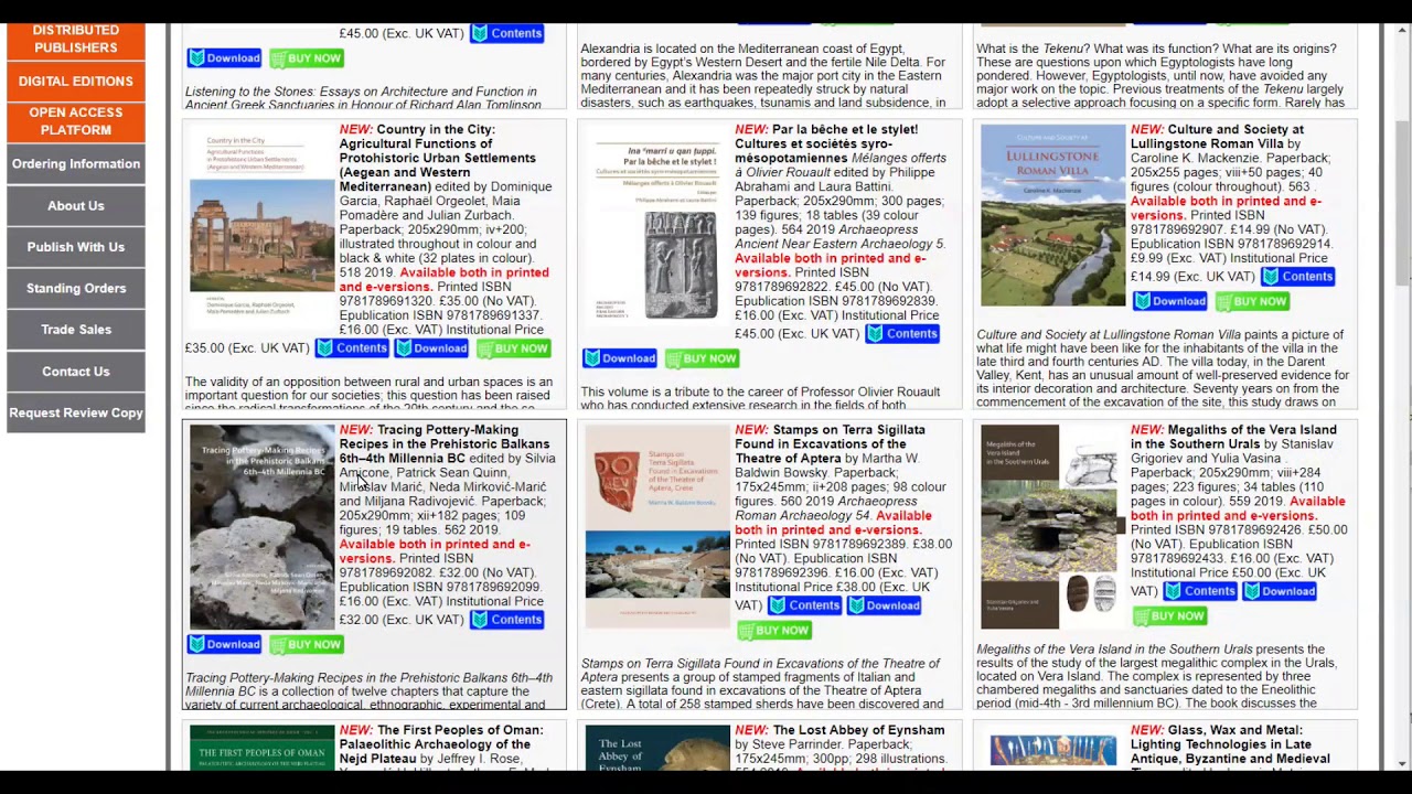 Archaeopress Digital Subscription Service (ADSS) - Introduction and User Guide