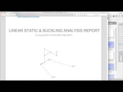 SkyCiv Structural 3D - Custom Reporting Tutorial