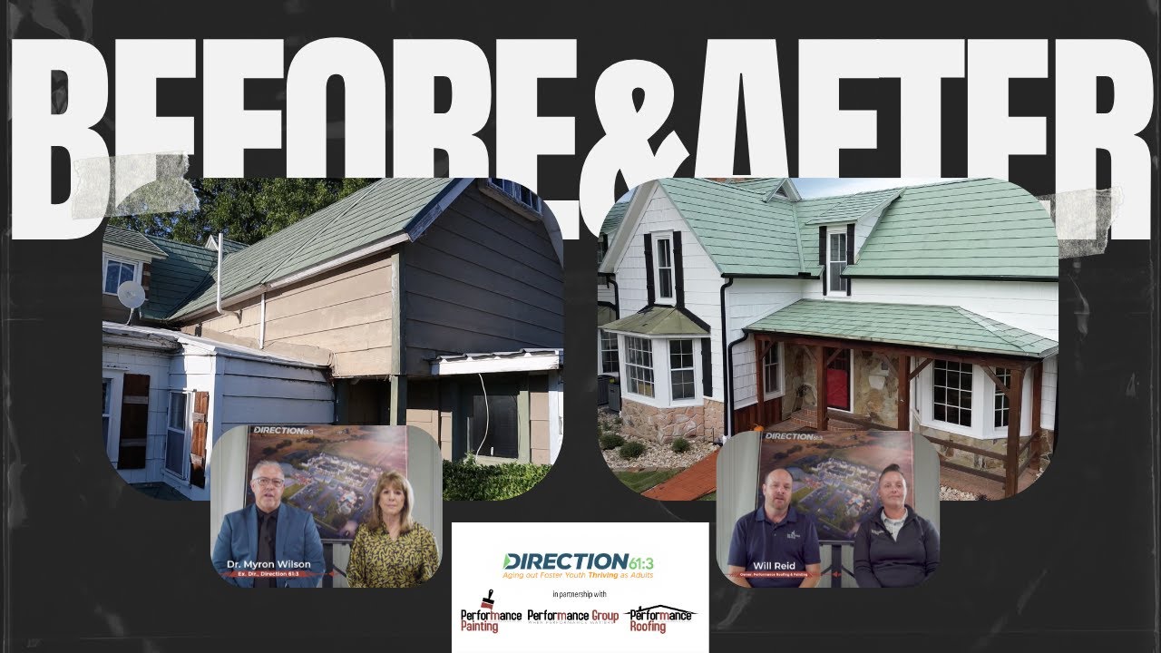 Direction 61:3 Non-Profit Partnership with Performance Group - Performance Roofing and Painting