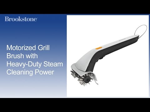 Motorized Grill Brush with Heavy-Duty Steam Cleaning Power