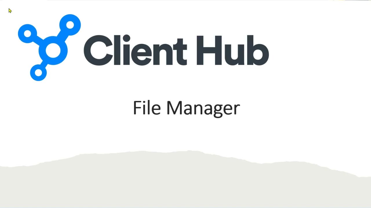 Client Hub File Manager - Secure file sharing and storage