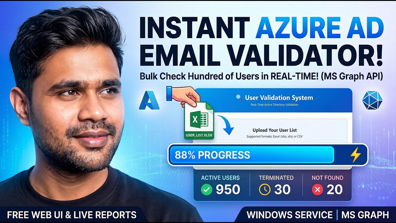 Build a Real-Time Azure AD User Validator (Python & MS Graph API)